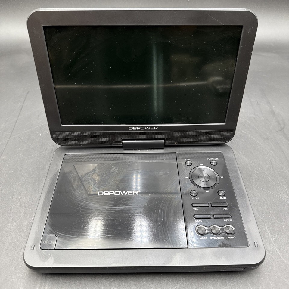 DBPower MK101 10" Portable DVD Player W/O Power Cord & Remote - Tested ...
