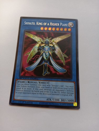 Shinato, King of a Higher Plane (PSR) SBC2-ENI01 Speed Duel: Battle ...