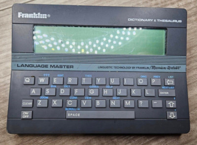 Franklin Language Master Dictionary & Thesaurus LM-20008 Merriam ...