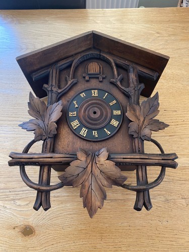 Large Antique wooden Cuckoo Clock case Black Forest | eBay