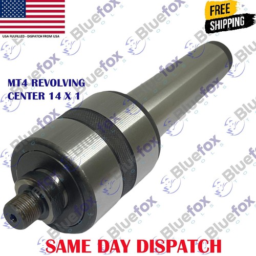 Live Ball Bearing Tailstock Chuck Adapter /Center M14 X 1 Thread with ...
