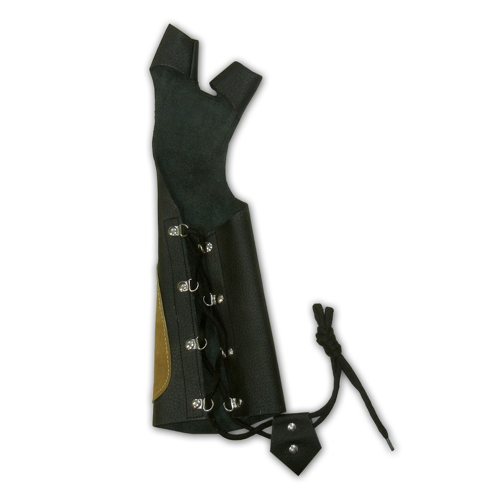 LONGBOW/RECURVE BOW TRADITIONAL ARCHERY LEATHER SHOOTING ARM GUARD ...