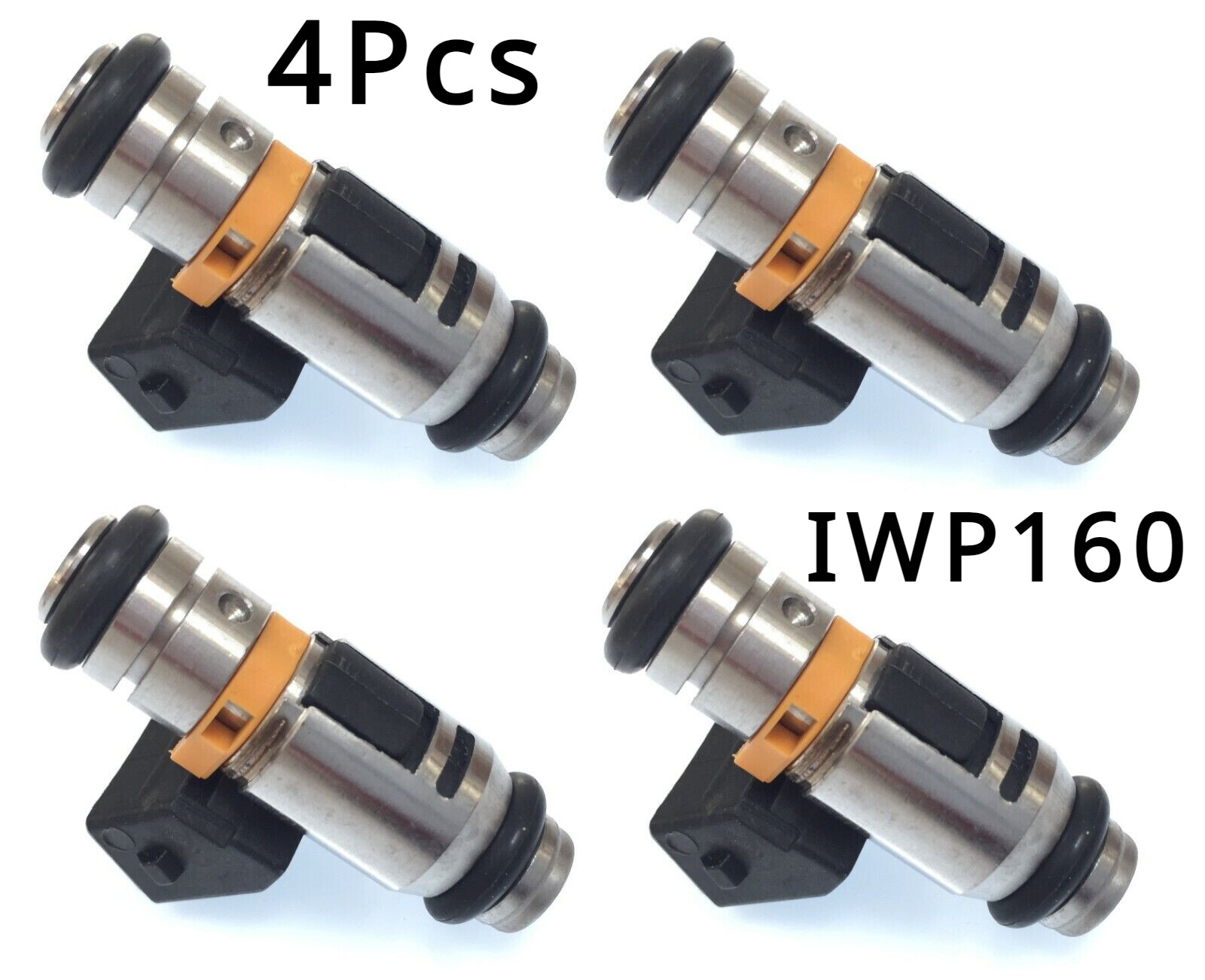 4 Pcs Fuel Injector IWP160 For Fiat Punto 2007-09 13 For Fiat 500 2009 ...