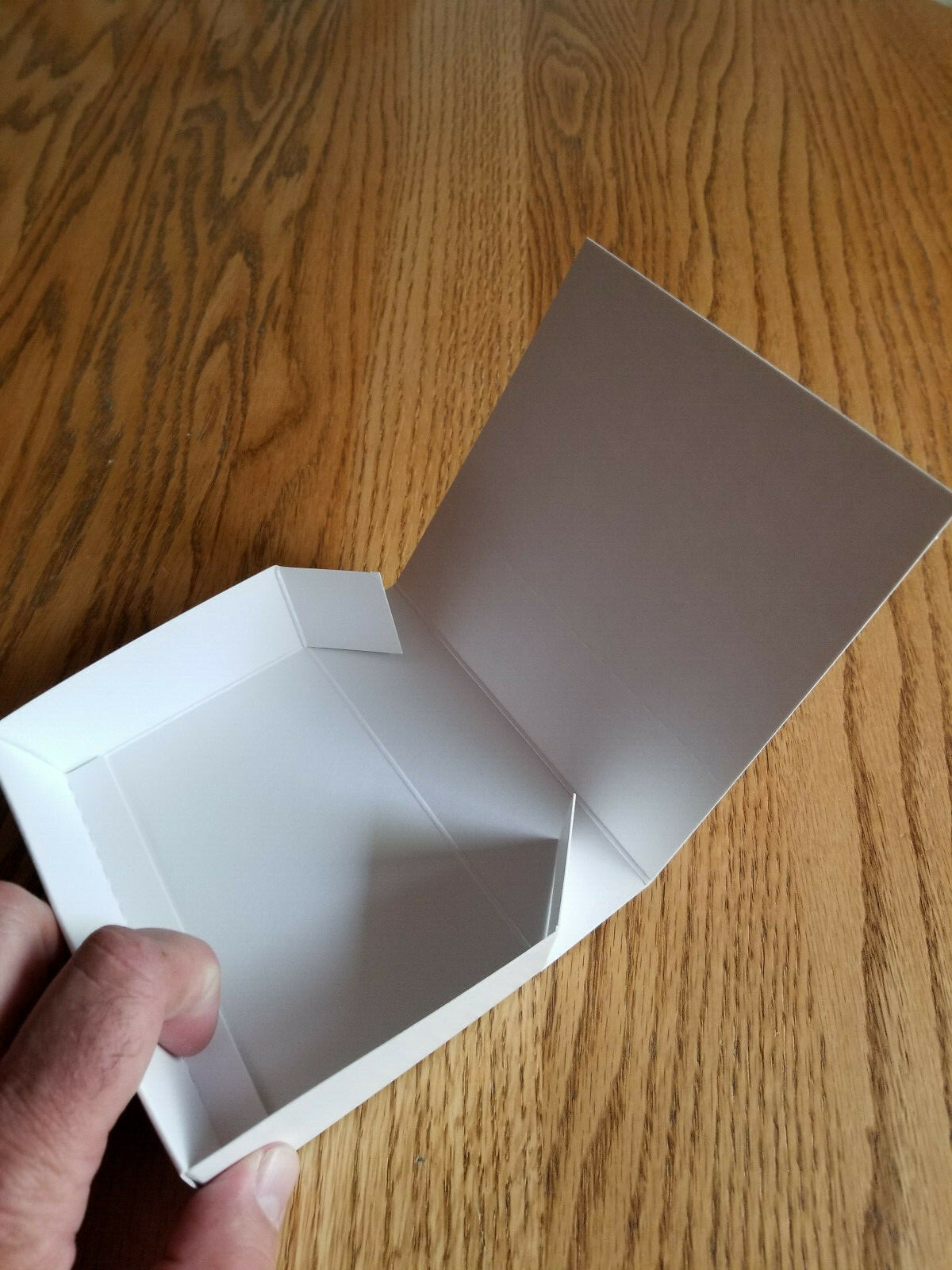 FB-8 Fold up boxes 24 count White 5-1/8" X 3-3/4" | eBay