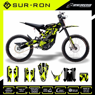 SUR-RON Graphics SURRON Decals SUR RON Stickers SURRON Light Bee CAMO ...
