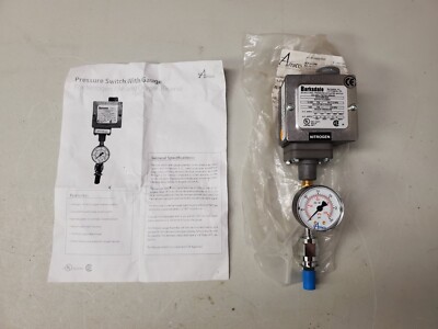 Barksdale Pressure Switch 10-250 psi & Amico Gauge M-PRSW-GA-NIT | eBay
