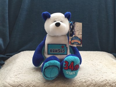 Limited Treasures State Quarters Coin Collectible Teddy Bears Kansas ...