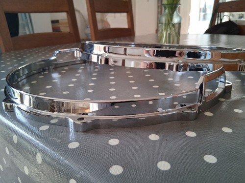 10 Lug Die Cast Snare Drum Hoops- Pair | eBay