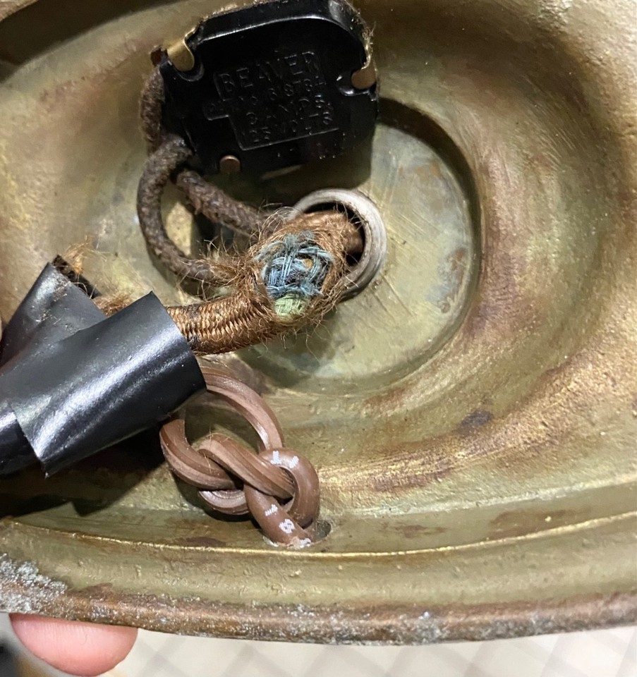 Vintage Candelabra Table Lamp Gold Tone Dual Light Classical Antique | eBay