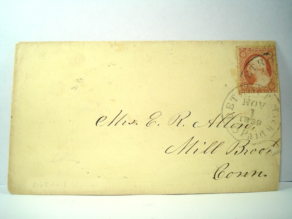 1859 RUSSELL HOUSE DETROIT MICHIGAN ILLUSTRATED ADVERTISING Cover ...