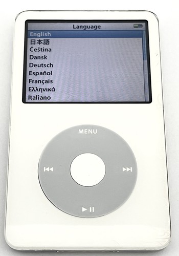 Apple iPod Classic 5th Gen A1136 MA002LL 30GB White MP3 Player w/ 1759 ...