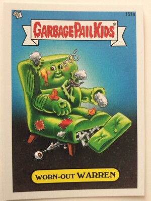 Garbage Pail Kids 2013 Mini Series Topps Card 151a Worn Out Warren | eBay