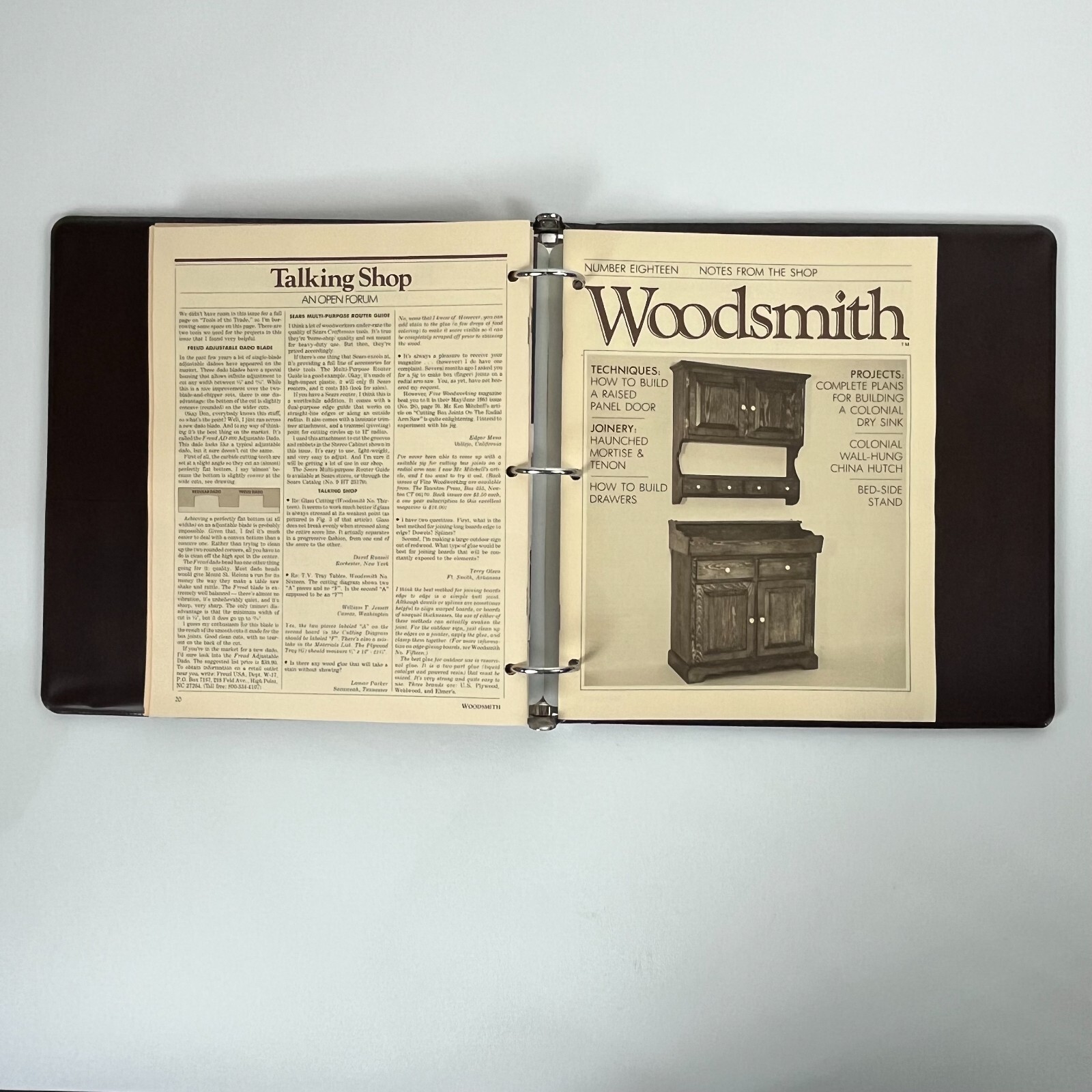 1 BINDER + Lot of Woodsmith Magazines - CHOOSE YOUR LOT, Empty Binder ...