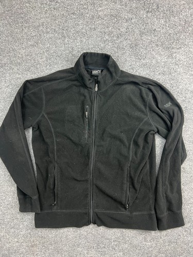 DDX Dri-Duck Jacket Men's Medium Black Fleece Zip Up Pockets Mock Neck ...