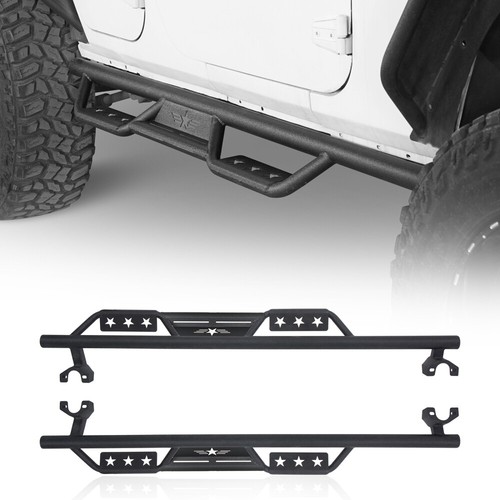 Tubular Nerf Bar Side Step Running Board Rock Sliders Rails Fit Jeep ...