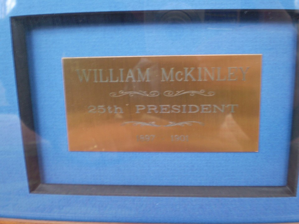 PRESIDENT WILLIAM McKINLEY SIGNED DOCUMENT 6/1/1898 FINE, UNFOLDED ...