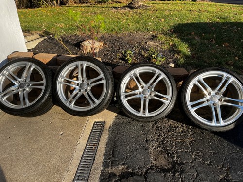 2008 Audi R8 wheels and tires used great condition and 65% thread | eBay