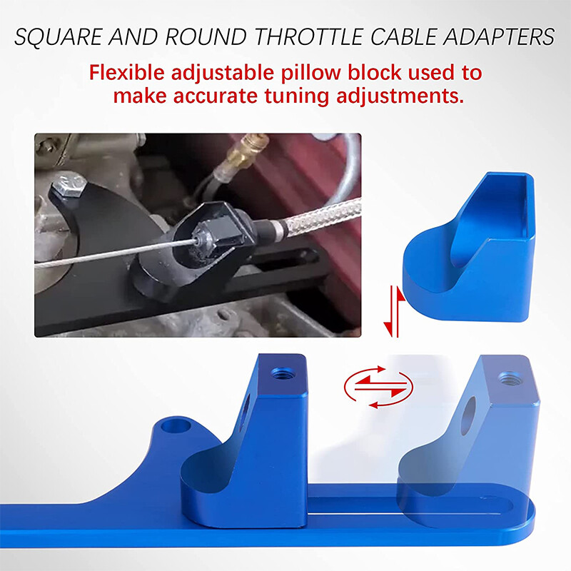 Throttle Cable Bracket For 4150 4160 Series throttle brackets Billet ...