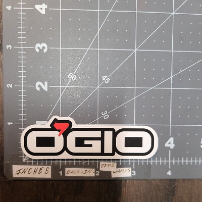 Glossy Ogio Sticker For Helmet Hard Hat Toolbox Etc CA9 | eBay