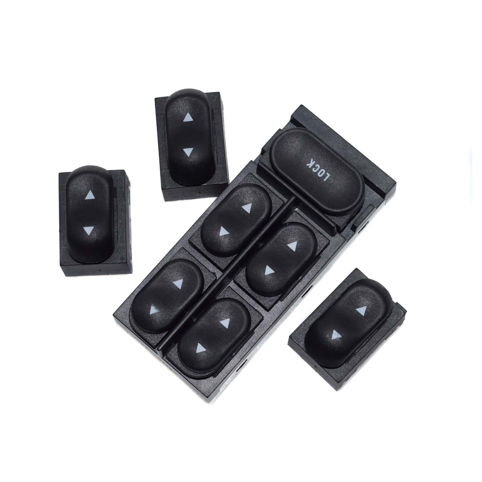 4PCS Electric Power Window Switch Kit For Ford Mustang Mercury Tracer ...