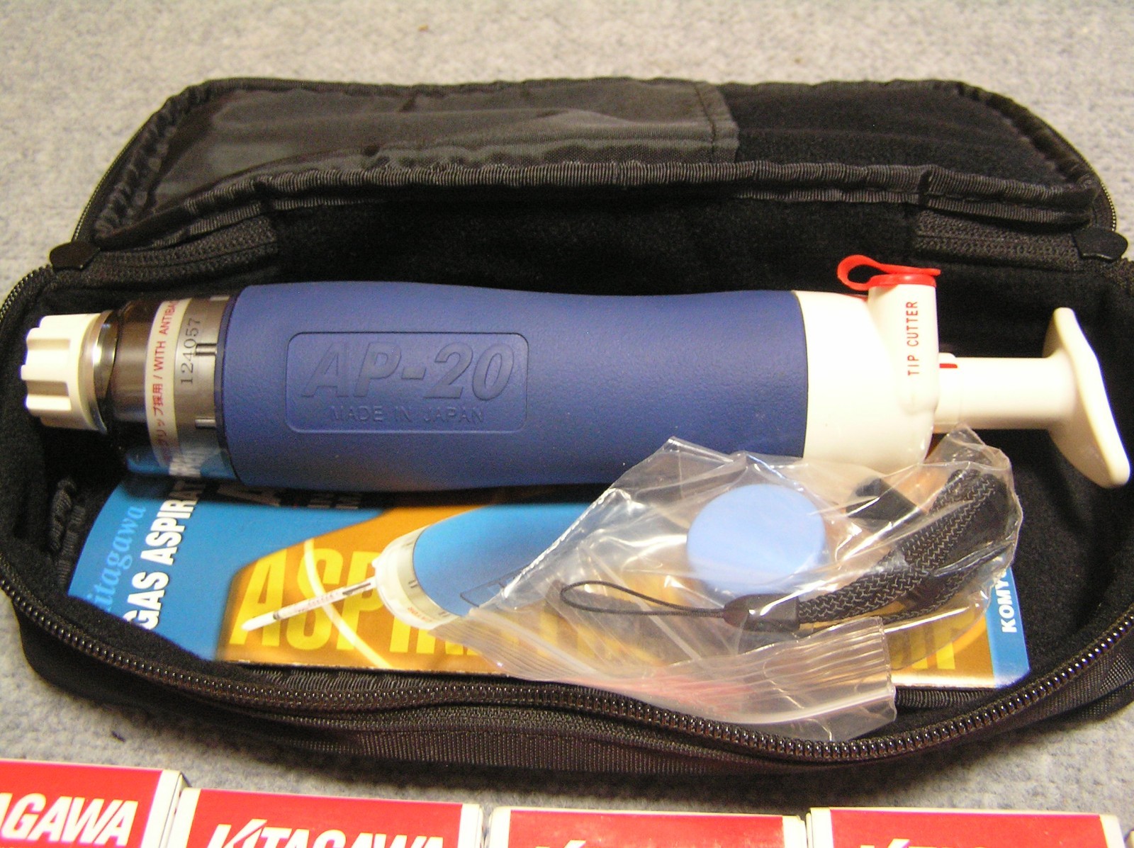 Kitagawa AP - 20 Gas Aspirating Pump, 11 boxes detector tubes | eBay ...