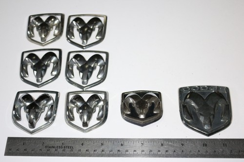 8 Dodge ram head chrome front emblem / badge Avenger / VEHICLE / CAR ...