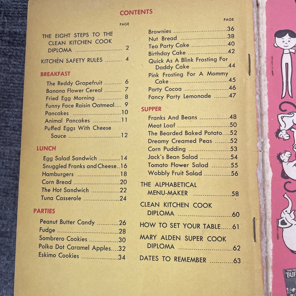 Mary Alden's Cook Book For Children ~1955 PB Wonder Books 2518 ...