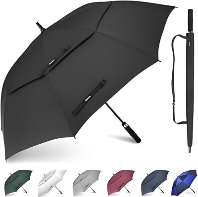 68 Inch Folding Compact Umbrella Umbrella Anti-UV Sun/Rain Large ...