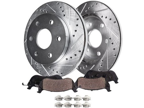 For 2006-2010 Hummer H3 Brake Pad and Rotor Kit Rear Detroit Axle ...