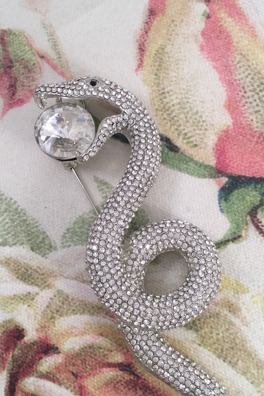 Vintage Jewellery Silver Snake Brooch Pin Jewelry for Coat Shawl Dress ...