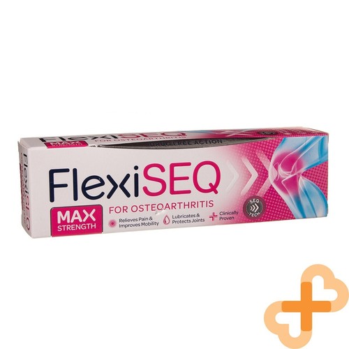 FLEXISEQ Osteoarthritis Max Strength Gel 50g Joint Stiffness Pain ...