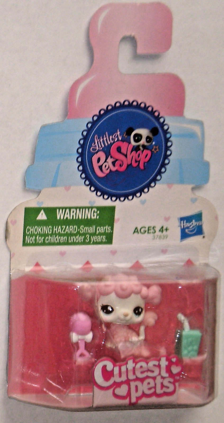 Littlest Pet Shop Baby Pink Poodle Cutest Pets #2563 Retired LPS Babies ...