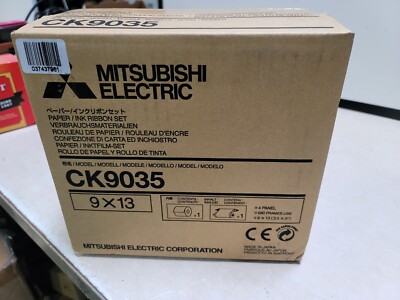 Mitsubishi Electric CK9035 Paper Ink Ribbon Set | For Mitsubishi | 9 X ...