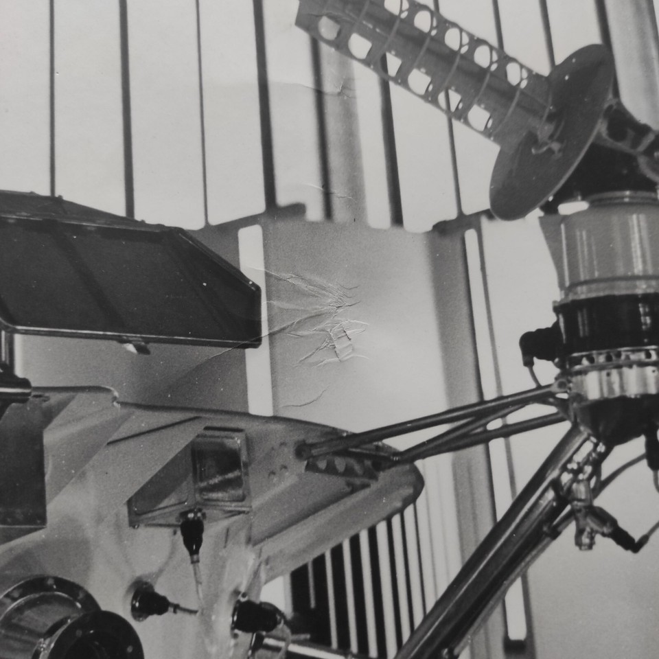 USSR Space - Photo Soviet moon rover Lunokhod - big photo 23.5 x 19.5 ...