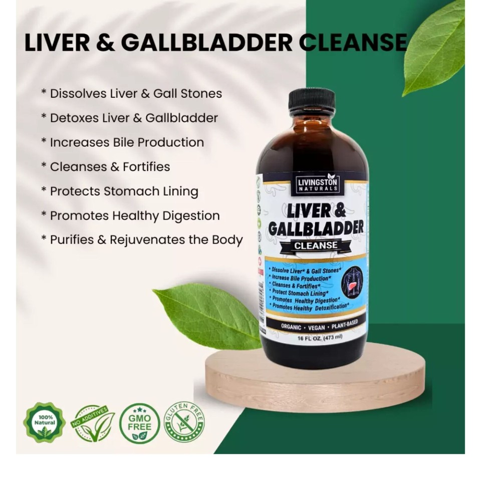LIVER & GALLBLADDER Cleanse By Livingston Natural Herbal Labs, Plant ...