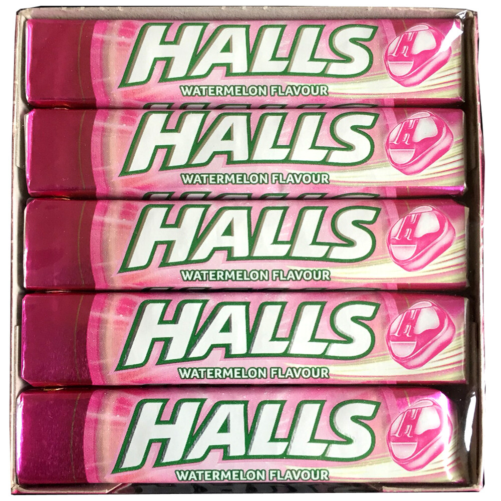 HALLS SWEETS CHERRY MENTHOL, HONEY - LEMON, COOLWAVE, MILD SPEARMINT ...