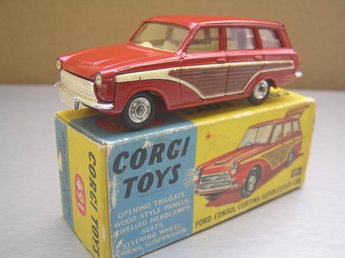 Corgi Toys 491 Ford Cortina Super Estate Car made in Great Britain Mint ...