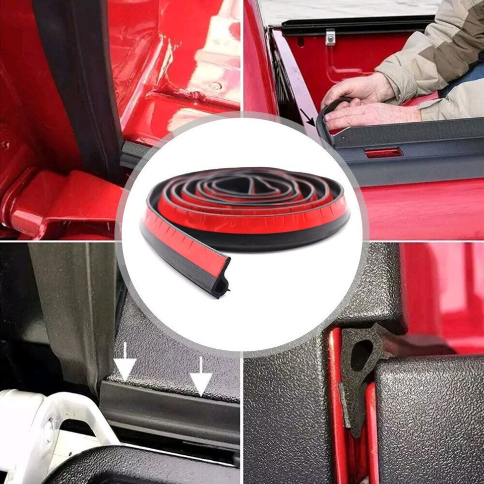 9.8ft Universal Weather Pickup Truck Rubber Tailgate Seal Strip Trim | eBay