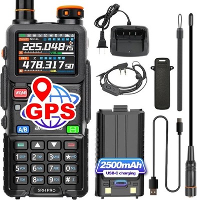 Digital Handheld Radio Scanner Fire Police VHF FM EMS Ham 2 Way ...