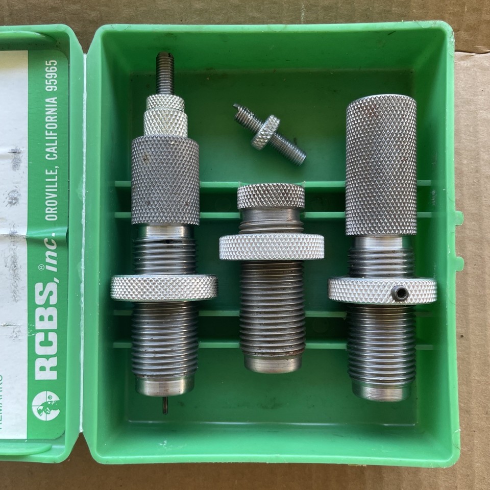 RCBS Reloading 7mm Rem Mag Die Set Size & Trim Dies - Seat Die has ...