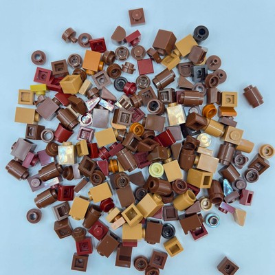 LEGO Greebling, 1x1, Browns, Approx. 35g | eBay Australia