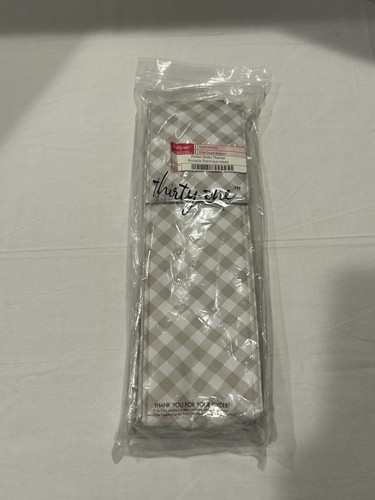 Thirty-One Perfect Wine Bottle Thermal Taupe Gingham | eBay