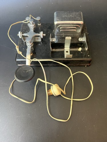 Vintage Monarch Square Code Practice Key with Buzzer KY-100 Prop READ ...