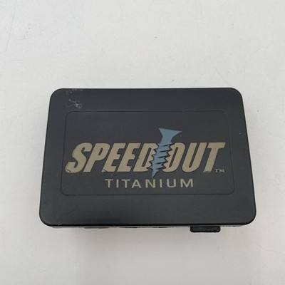 Speed Out Titanium Damaged Screw Extractor 4-piece Set Works Wth Any ...