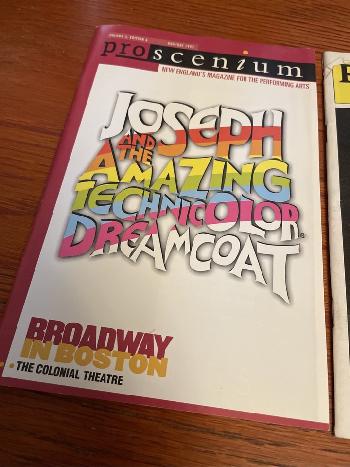 Joseph and the Amazing Technicolor Dream Coat Playbill Patrick Cassidy ...