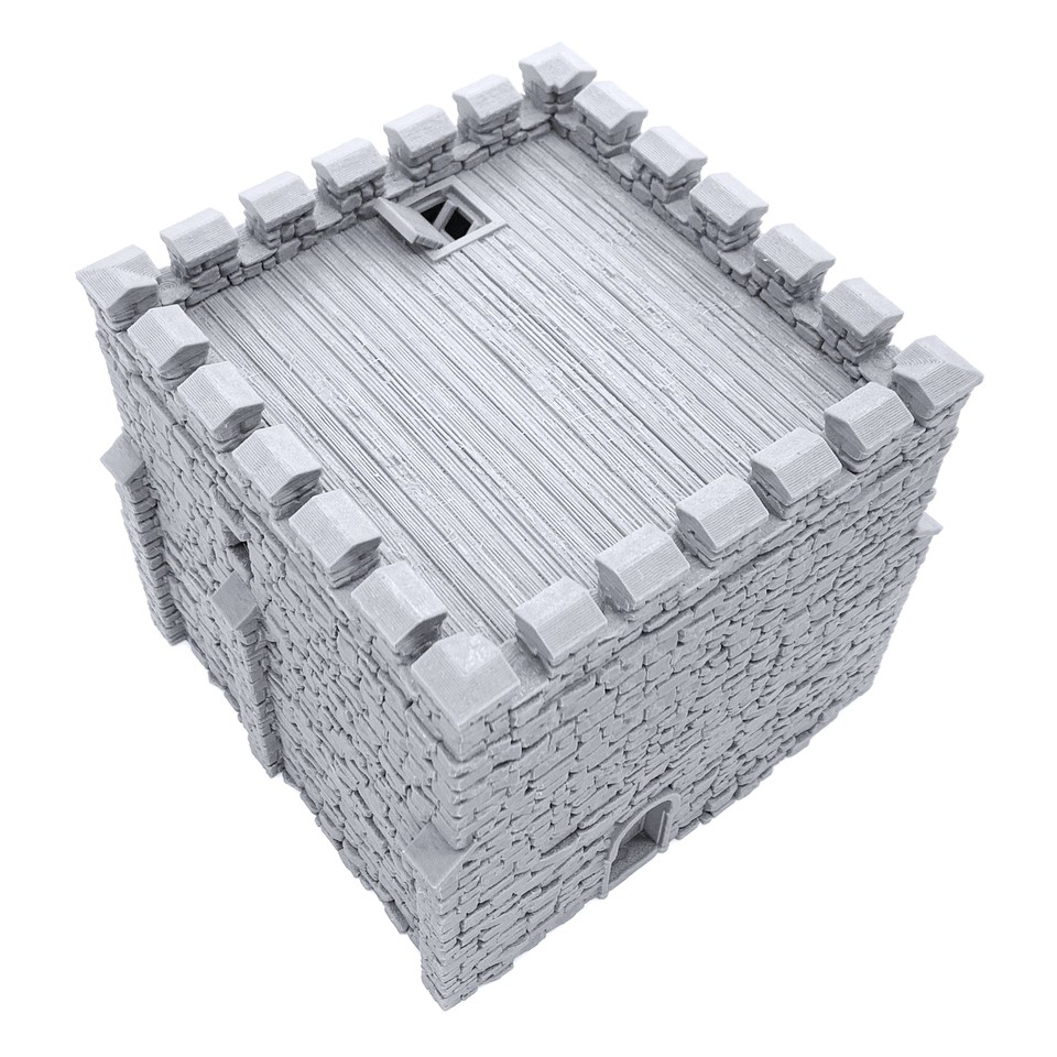 Norman Square Keep by Printable Scenery, 3D Printed Tabletop RPG ...