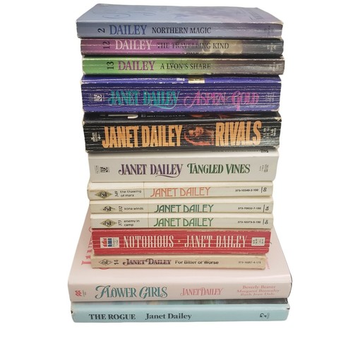 Janet Dailey Books Lot Of 13 Vintage Romance Novels Set Harlequin ...
