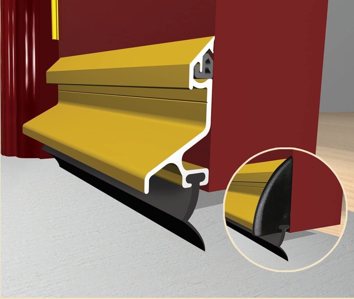 Rain Deflector Door Weather Draught Seal Exterior Exitex Expelex Gold ...