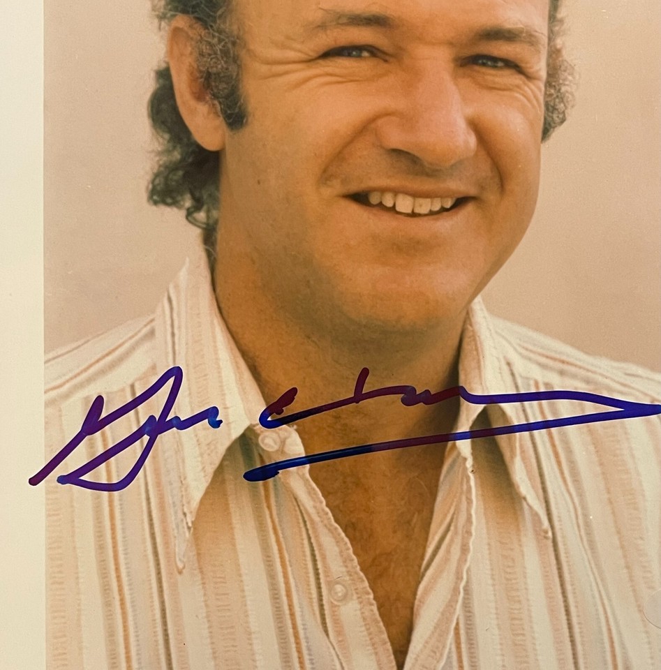 GENE HACKMAN SIGNED AUTOGRAPHED 8X10 PHOTO THE FRENCH CONNECTION PSA ...