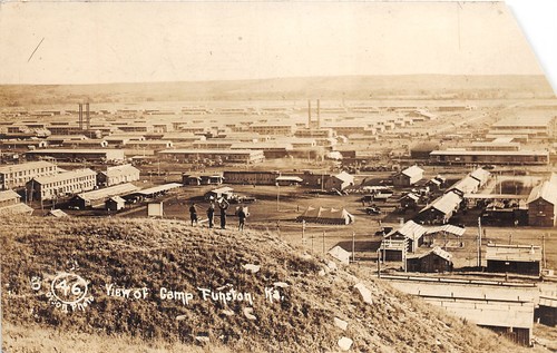 J47/ Camp Funston Kansas RPPC Postcard c1920s Birdseye Buildings 300 | eBay